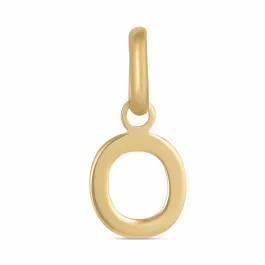 bokstav o anheng i 8 karat - My Letter
